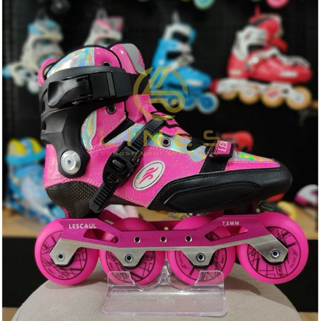 Jual INLINE SKATE SEPATU RODA CARBON BASE LESCAUL FREESTYLE SKATE ...