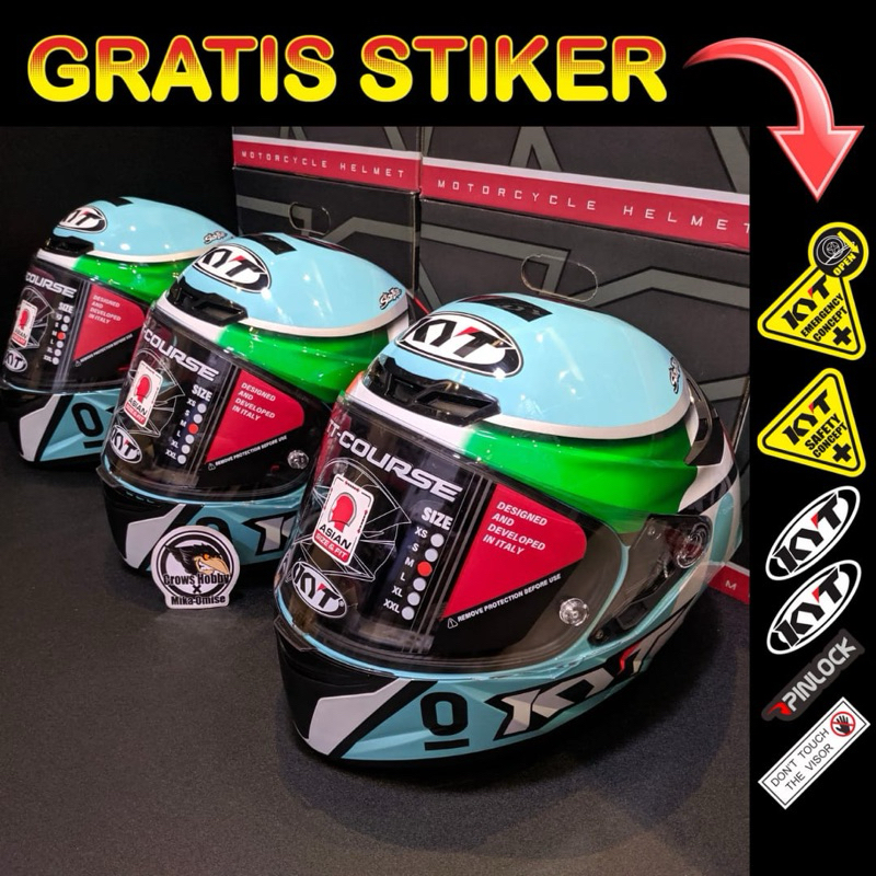 Jual HELM KYT TT Course TTC TTCourse ORIGINAL Motif Dalla Porta ...