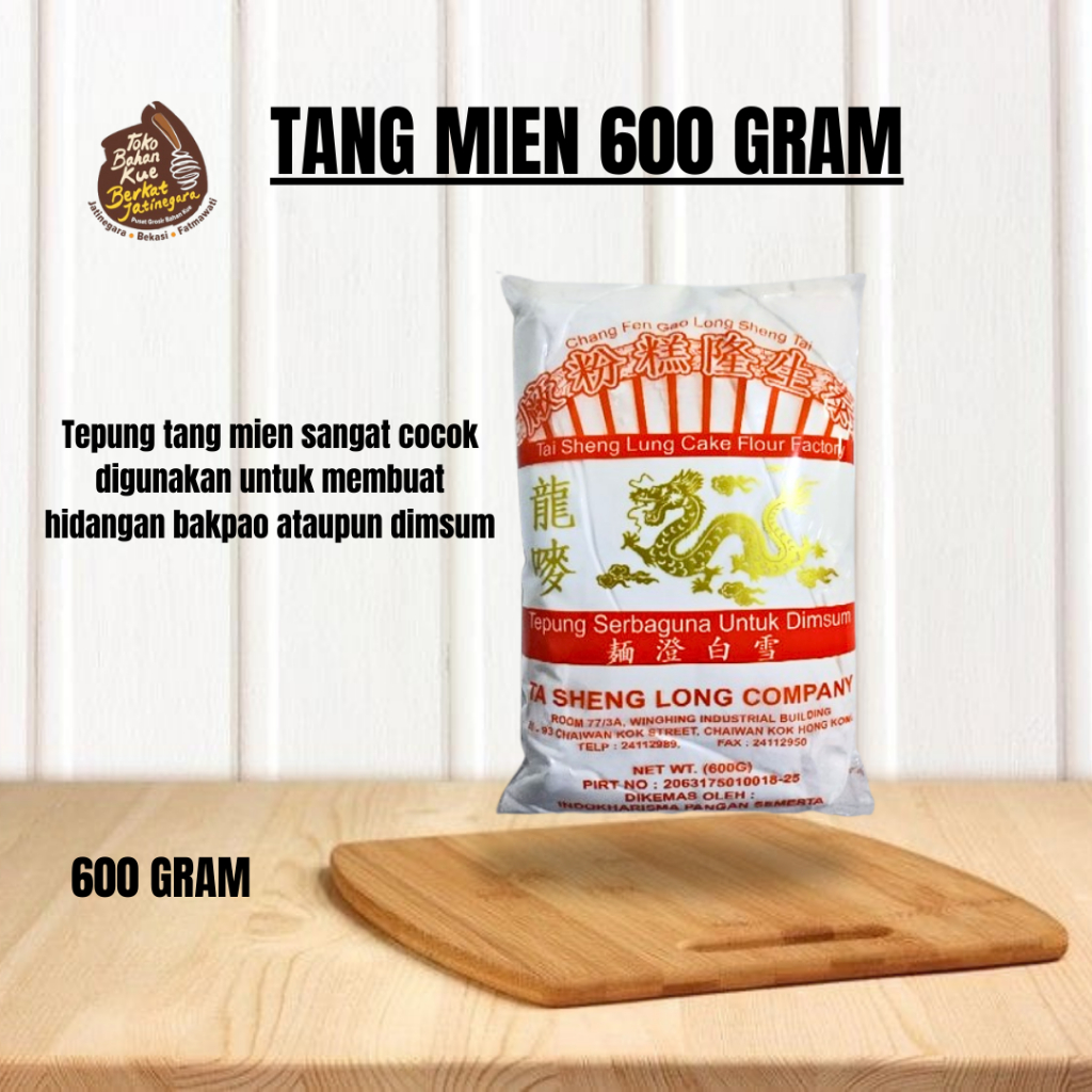 Jual TEPUNG TANG MIEN CAP NAGA 600 GRAM / TEPUNG GANDUM TENG MIEN WHEAT ...