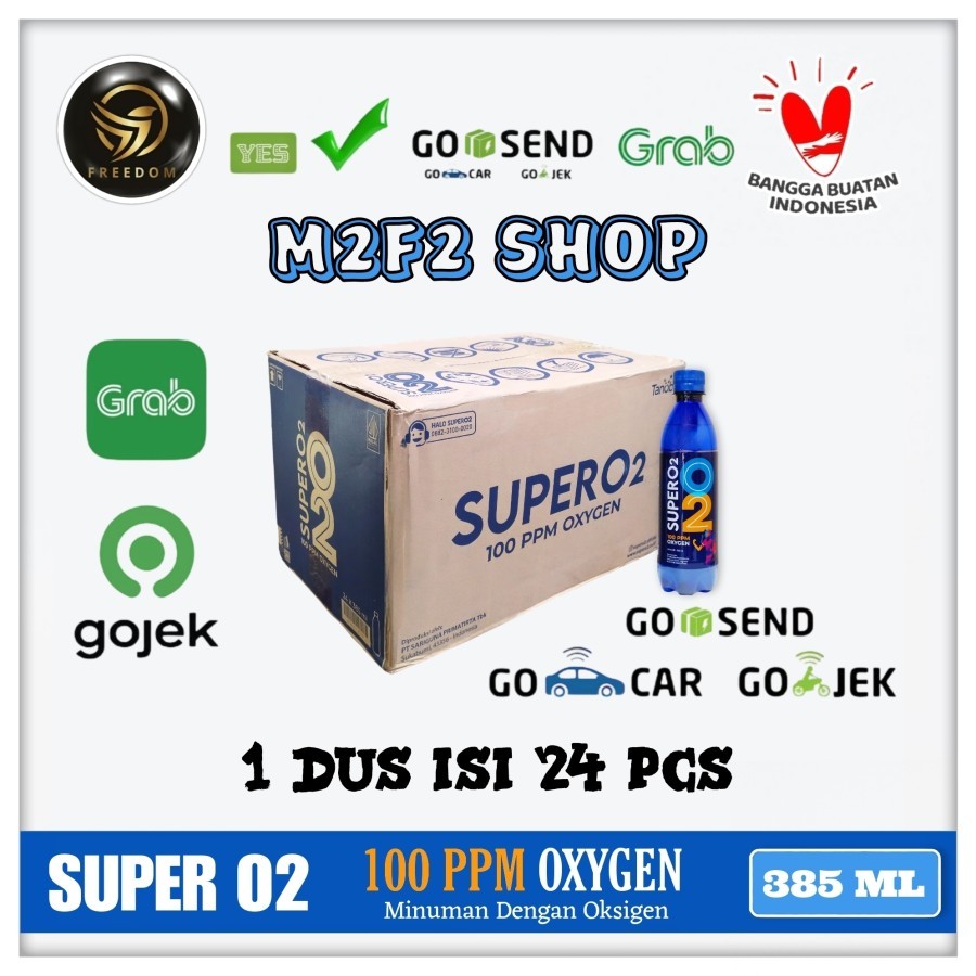 Jual Air De Mineral Oksigen Super O2 Sportivo - 385 ml Kemasan Karton (Khusus Bluebird/Gojek ...