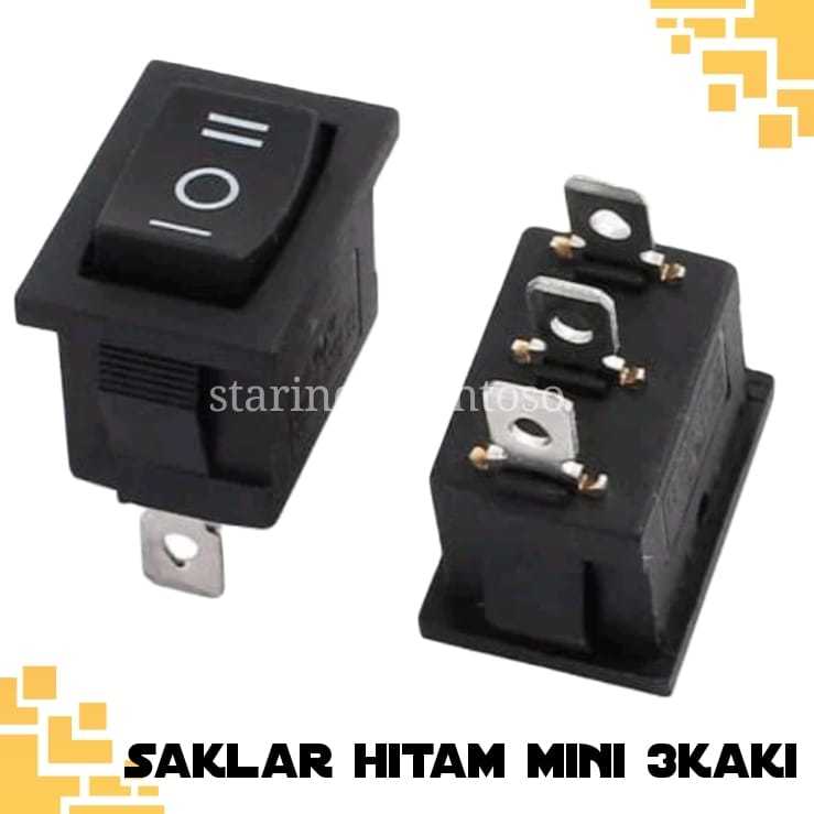 Jual Saklar mini on off kaki 3 rocker switch 3 pin | Shopee Indonesia