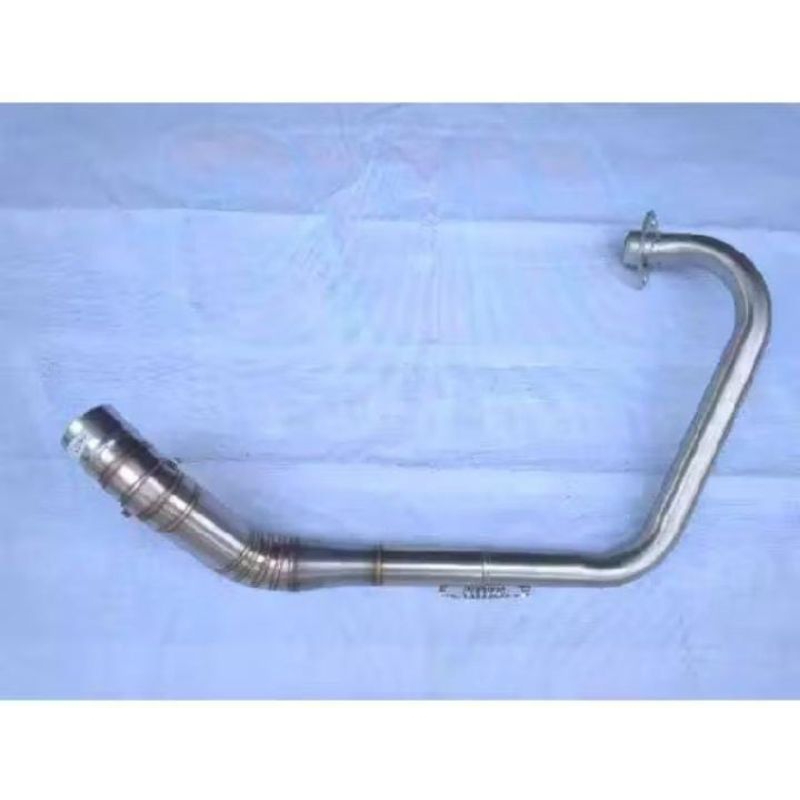 Jual pipa leher knalpot kolong bawah KLX D-Tracker crf diameter 50 ...