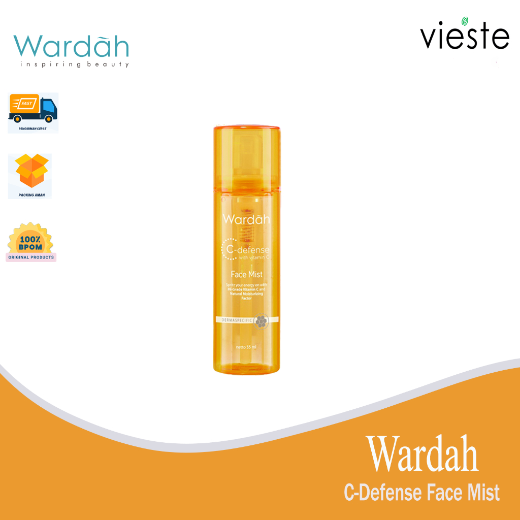 Jual Wardah C-Defense Face Mist 55 ml Facial Mist | Shopee Indonesia