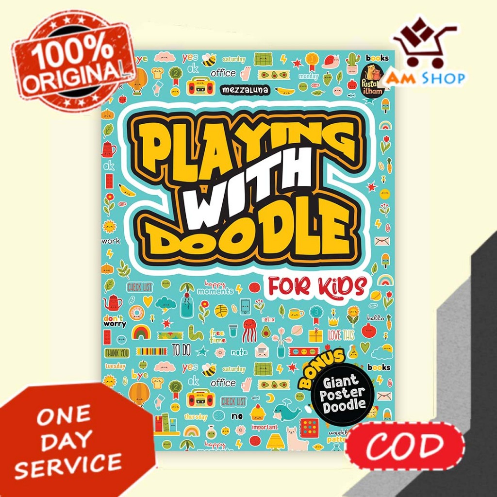 Jual Buku Doodle Anak - Buku Dodel Anak - Buku Mewarnai Anak - Playing ...