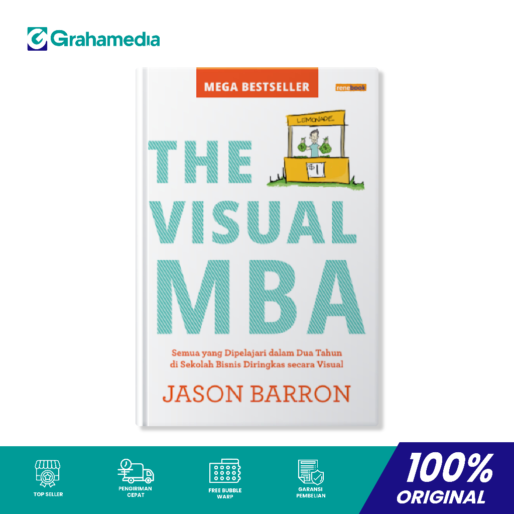 Jual GRAHAMEDIA - Renebook - Buku bisnis The Visual MBA (HC): Ilmu ...