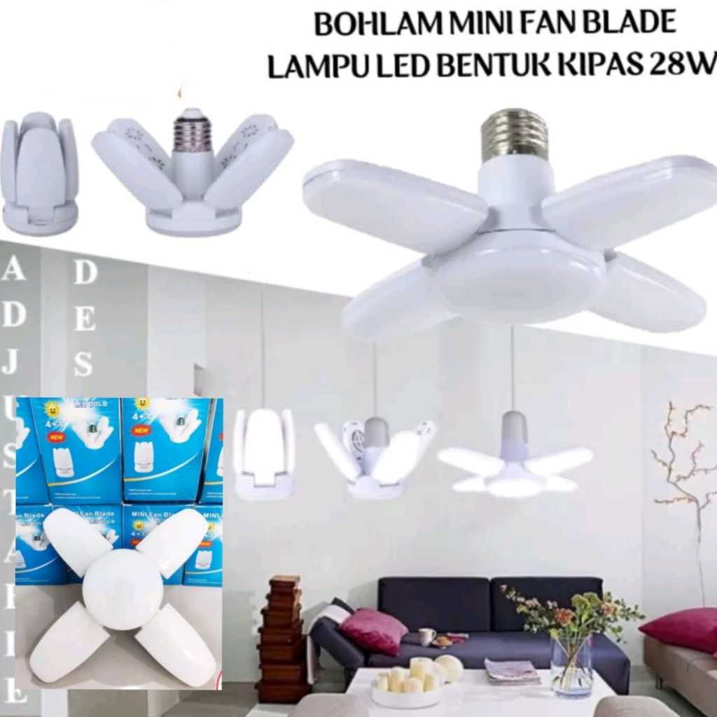 Jual LAMPU model KIPAS 28watt menyala setiap lampunya | Shopee Indonesia