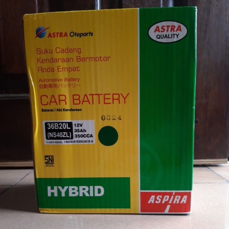 Jual Aki mobil Grand livina, Sirion, Xpander NS40ZL/36B20L Aspira Hybrid | Shopee Indonesia