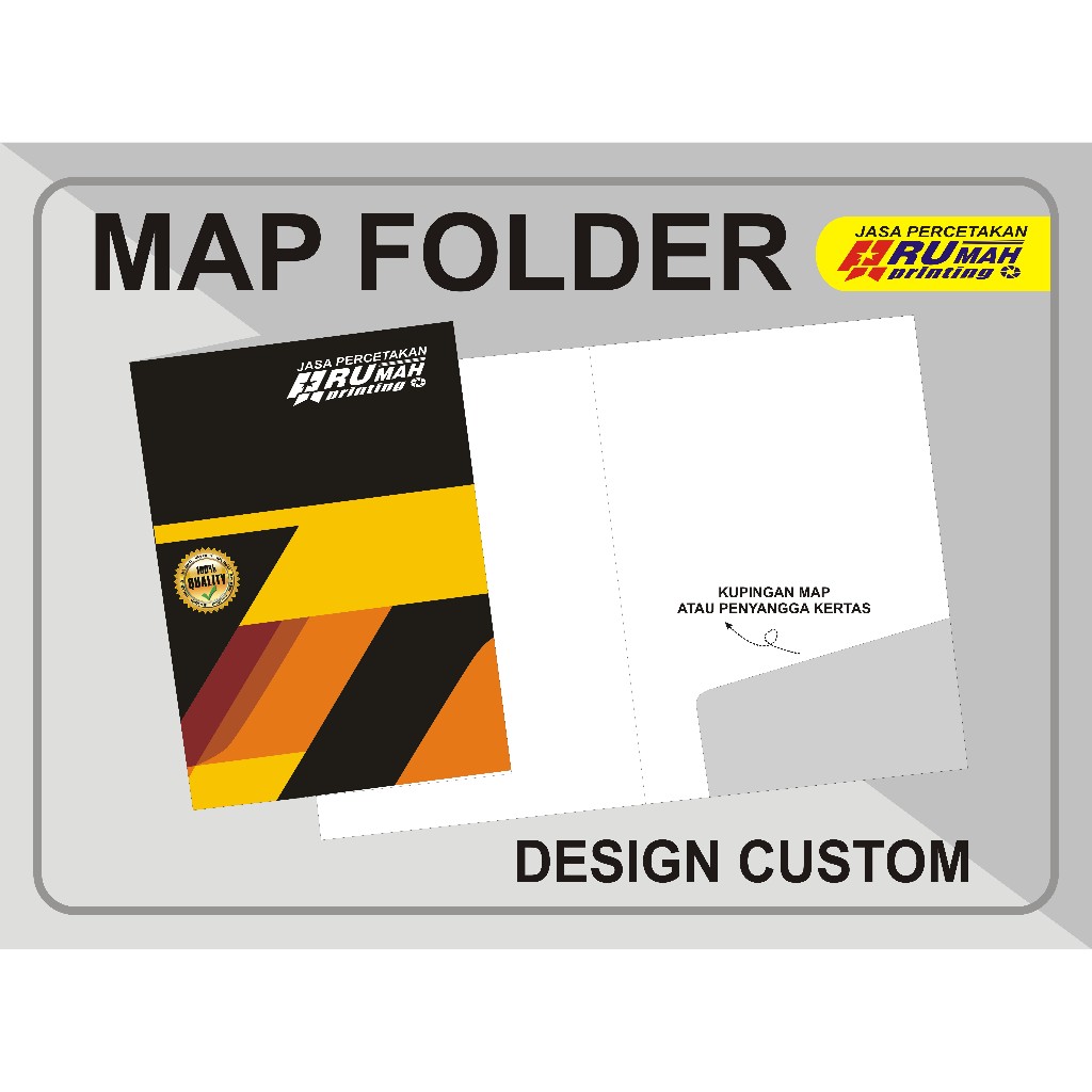 Jual CETAK PRINT STOPMAP / MAP KERTAS FOLDER ORGANIZER FOLIO F4 INSTANSI / SEKOLAH / KANTOR ...