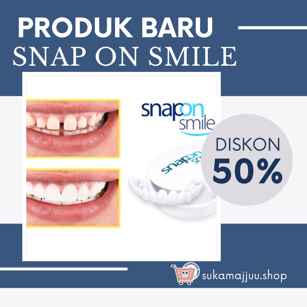 Jual NEW PRODUCK||Snap On Smile 100% Original Authentic Gigi Palsu Snapon Smile 1 Set Veneer ...