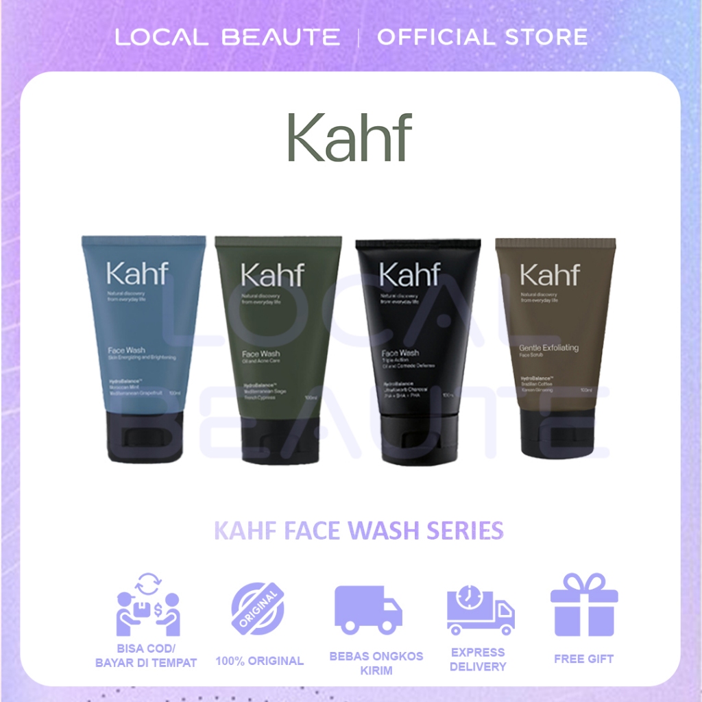 Jual Local Beaute - Kahf Skin Face Wash 100 ml - Energizing and ...