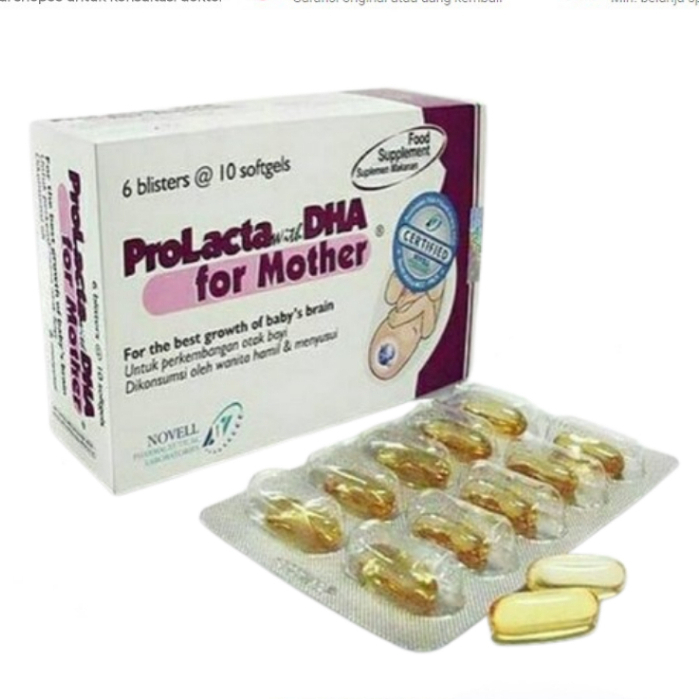 Jual Prolacta DHA For Mother ( Strip 10 Kapsul ) - Prolacta For Mother ...