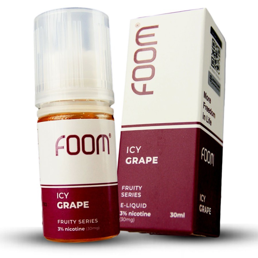 Jual Foom Icy Grape Salt Nic 30ML by Foom Lab Global | Shopee Indonesia