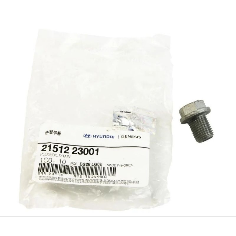 Jual Baut Oli Drain baut pembuangan Oli Hyundai Kia 21512-23000 / 21512 ...