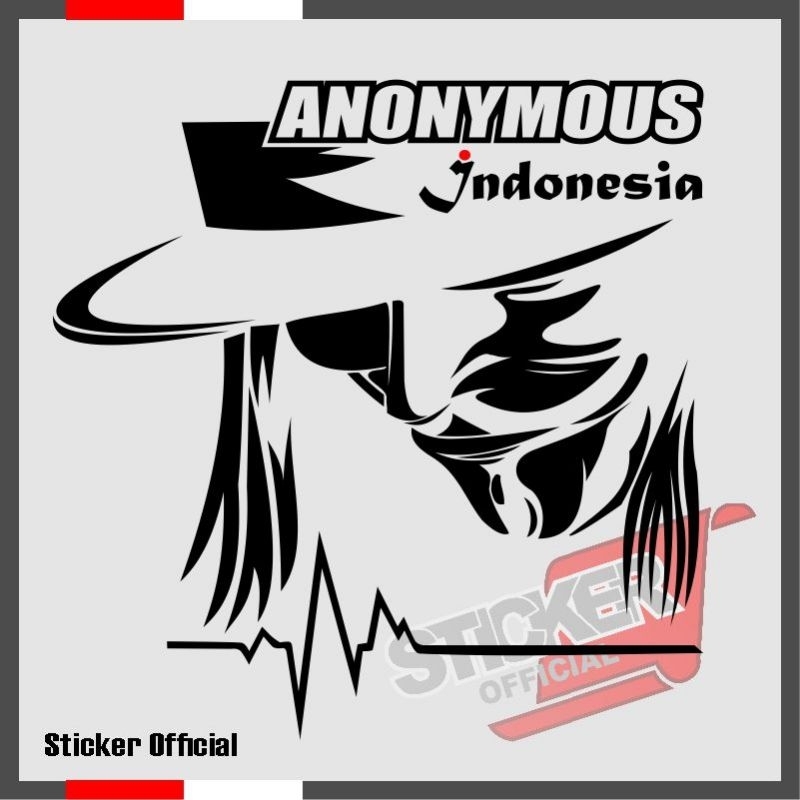 Jual anonymous sticker, logo anonymous, anonymous | Shopee Indonesia