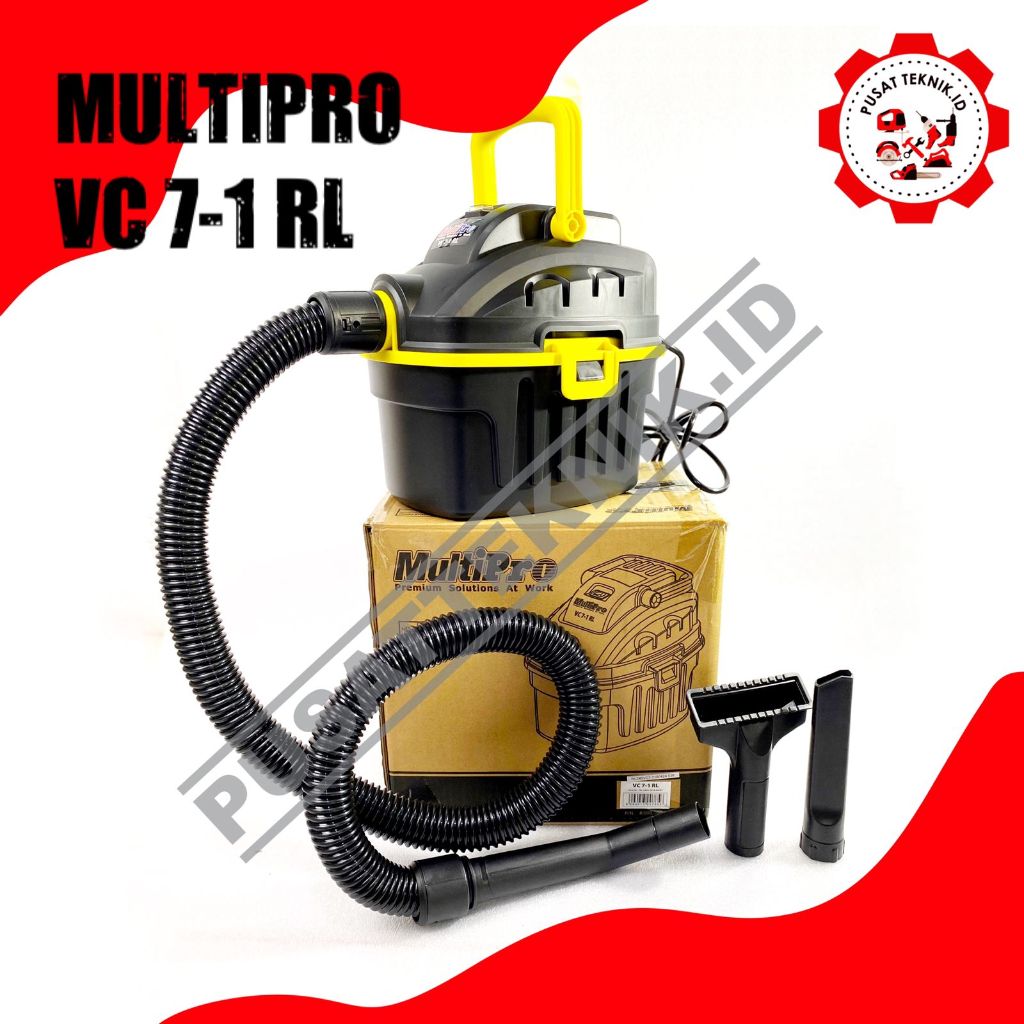 Jual VACUUM CLEANER VC7 1RL PENGHISAP DEBU BASAH DAN KERING MULTIPRO VC7-1 RL | Shopee Indonesia