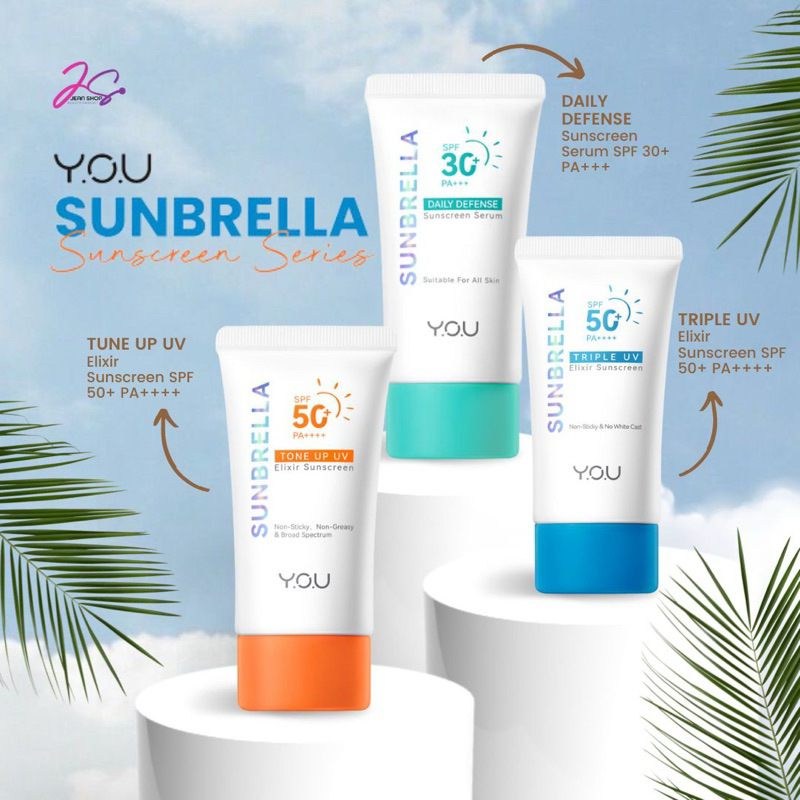 Jual [READY STOCK] YOU Triple UV Elixir Sunscreen Gel SPF 50+ PA ...