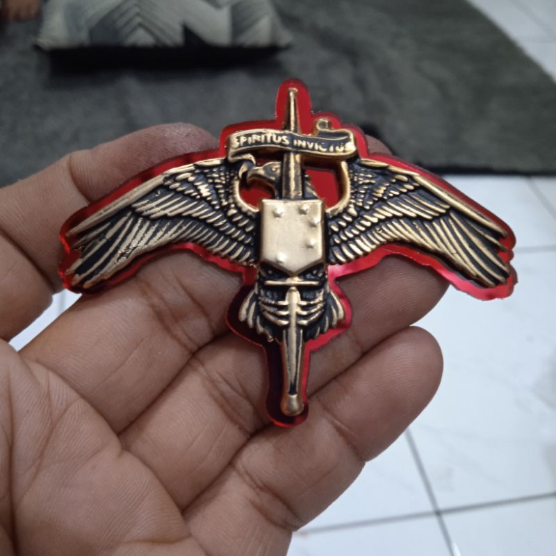 Jual brevet wing pin marsoc dasar akrilik mika | Shopee Indonesia