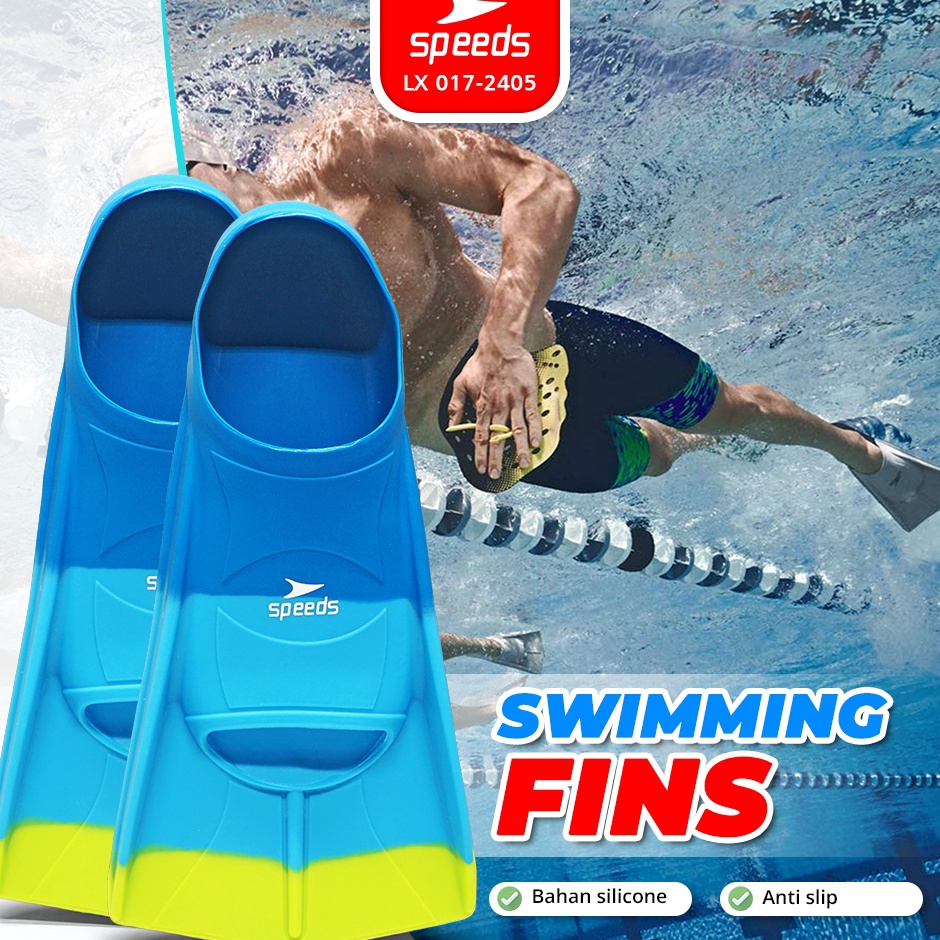 Jual SPEEDS Kaki Katak Sepatu Katak Kodok Fins Fin Renang Selam Diving Swimming Snorkeling 17245 ...