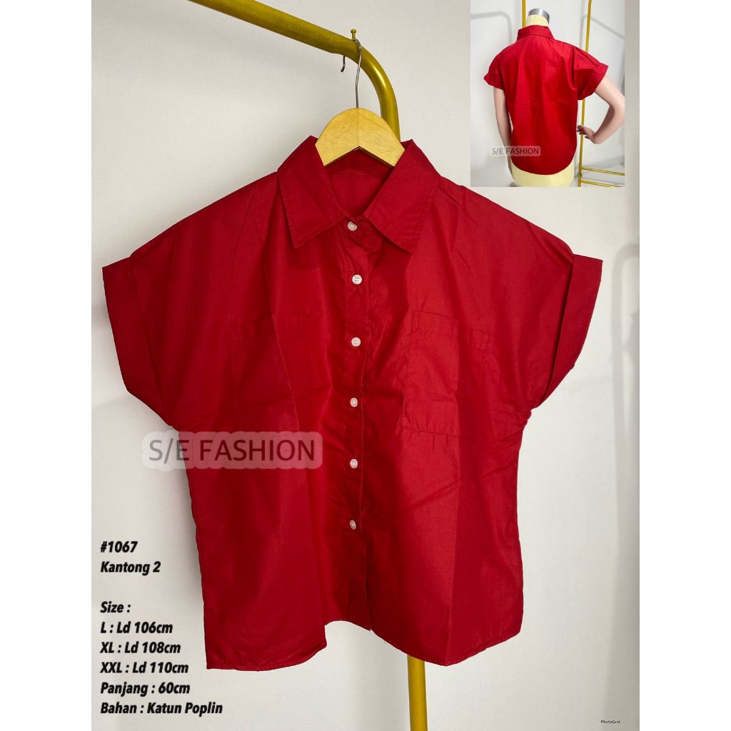 Jual Kemeja Wanita MERAH PUTIH EDISI 17 Agustus - Kemeja Wanita ...