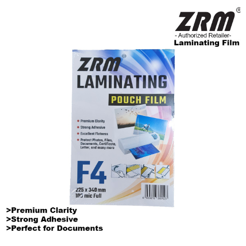 Jual (100Lbr) ZRM - Laminating Film F4 100Mic | Shopee Indonesia