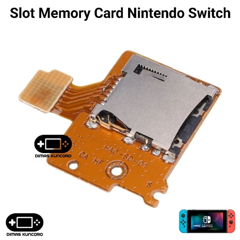 Jual Slot Memory Card Nintendo Switch micro sd mc socket soket v1 v2 ...