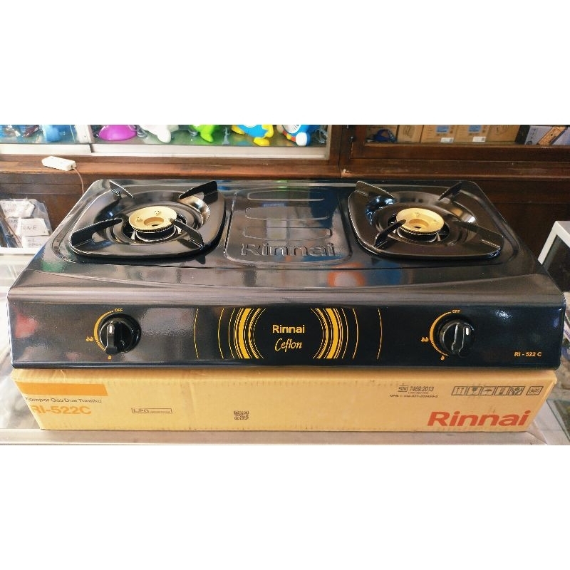 Jual Kompor Gas Rinnai RI-522C 2 Tungku (Baru/Garansi) | Shopee Indonesia