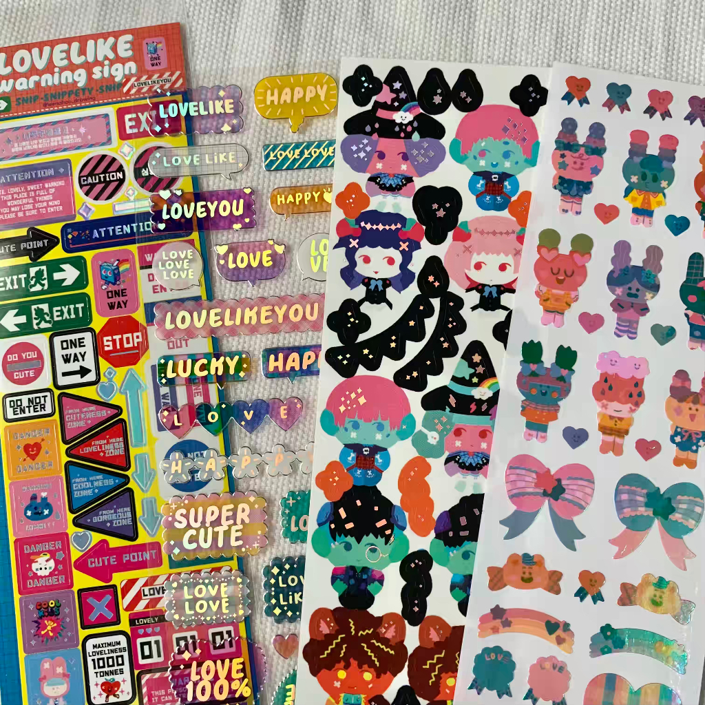 Jual Lee na hoo drawing (snip snippety snip) sticker korea polco ...