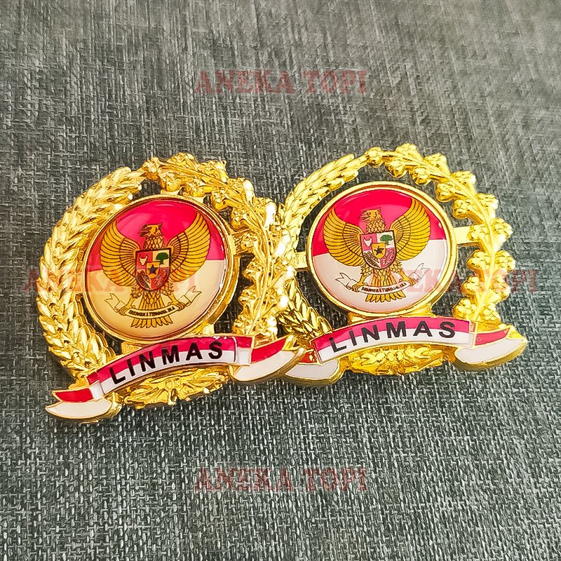 Jual Bros Hansip Model Padi Dan Kapas Pin Linmas Hansip Garuda - Aneka ...