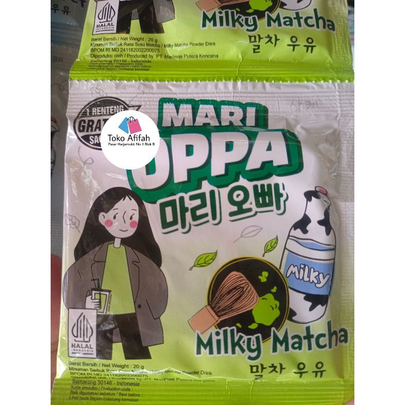 Jual MARI OPPA MINUMAN RASA SUSU BUAH ala KOREA 15pcs/rtg | Shopee ...
