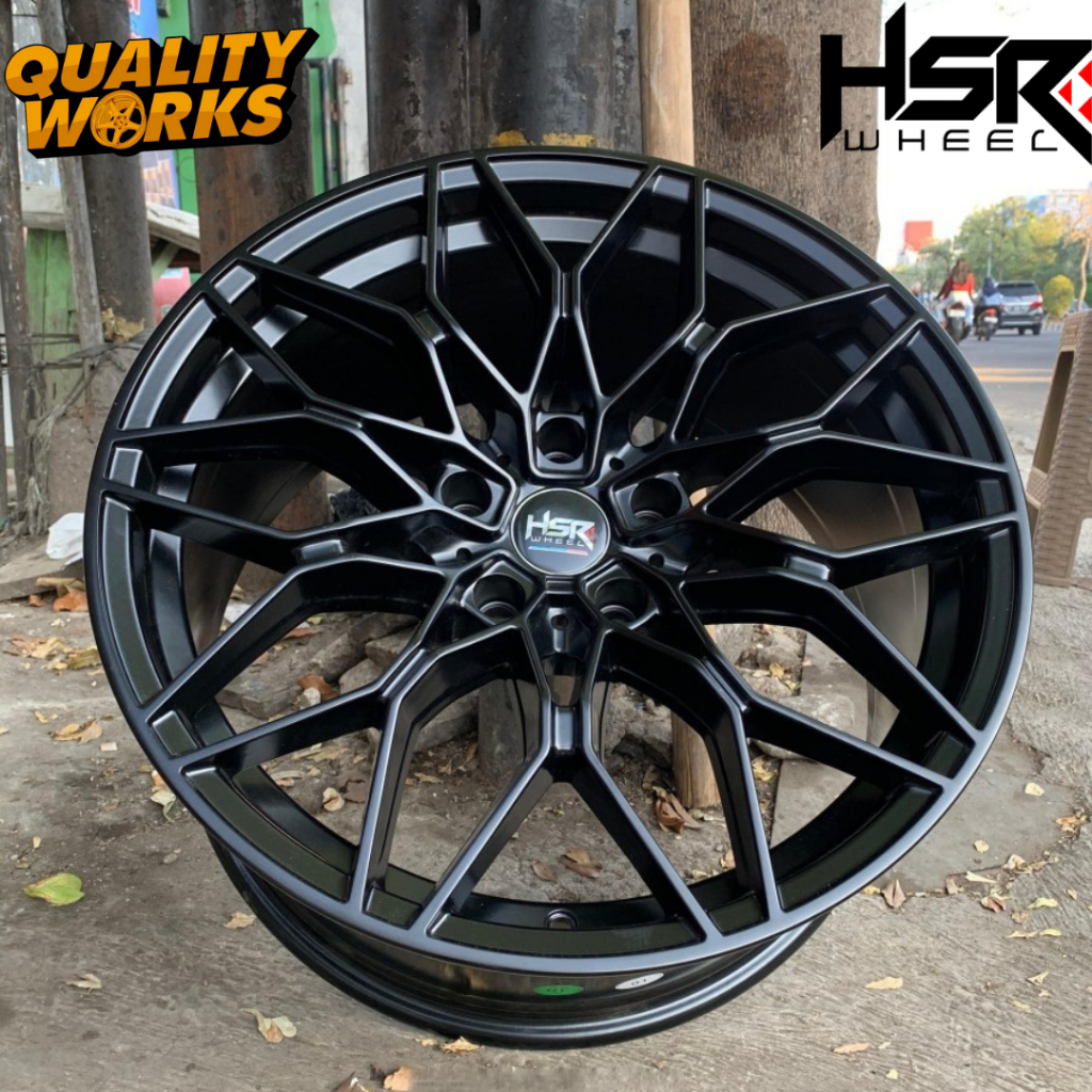 Jual Velg Racing new Alphard Taun 2024 Hsr Burakku Ring 20 Lebar 8,5/9,5 Pcd 5x120 Hitam Pnp Bmw ...