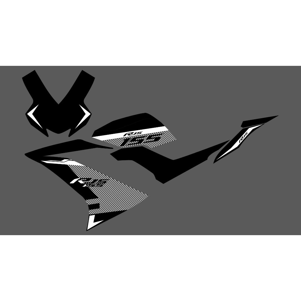 Jual STRIPING TRANSPARAN R15 V3 DESIGN CUSTOM MOTIF LIST SIMPLE ELEGAN ...