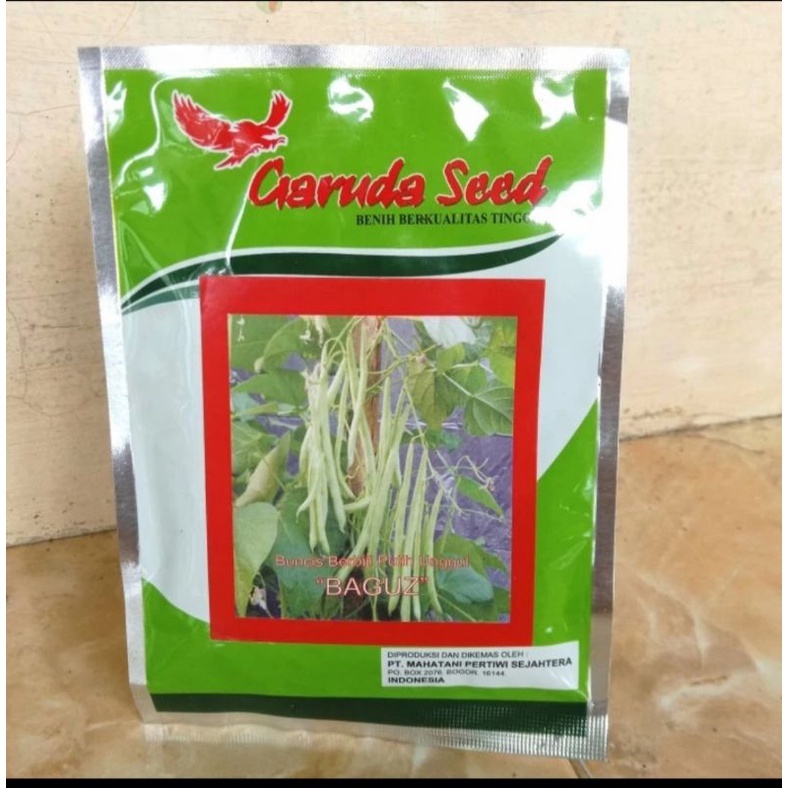 Jual 50 gram Benih-Bibit Buncis Putih Baguz Garuda Seed Griyatani ...