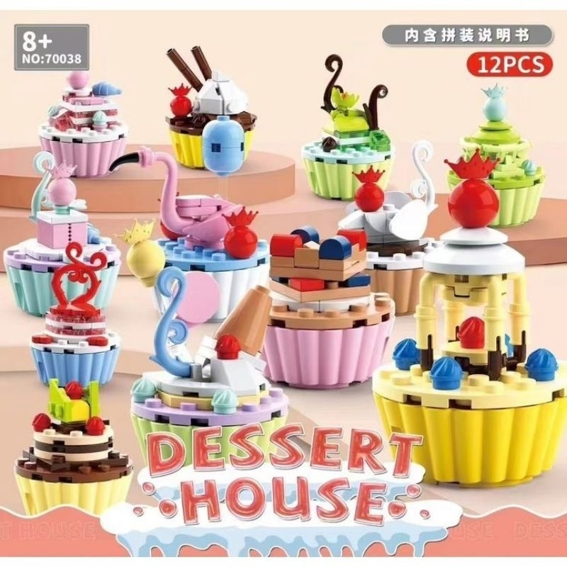 Jual LEGO CAKE Blind Brick Lego Cake Series Kue Block Lego Model Kue ...