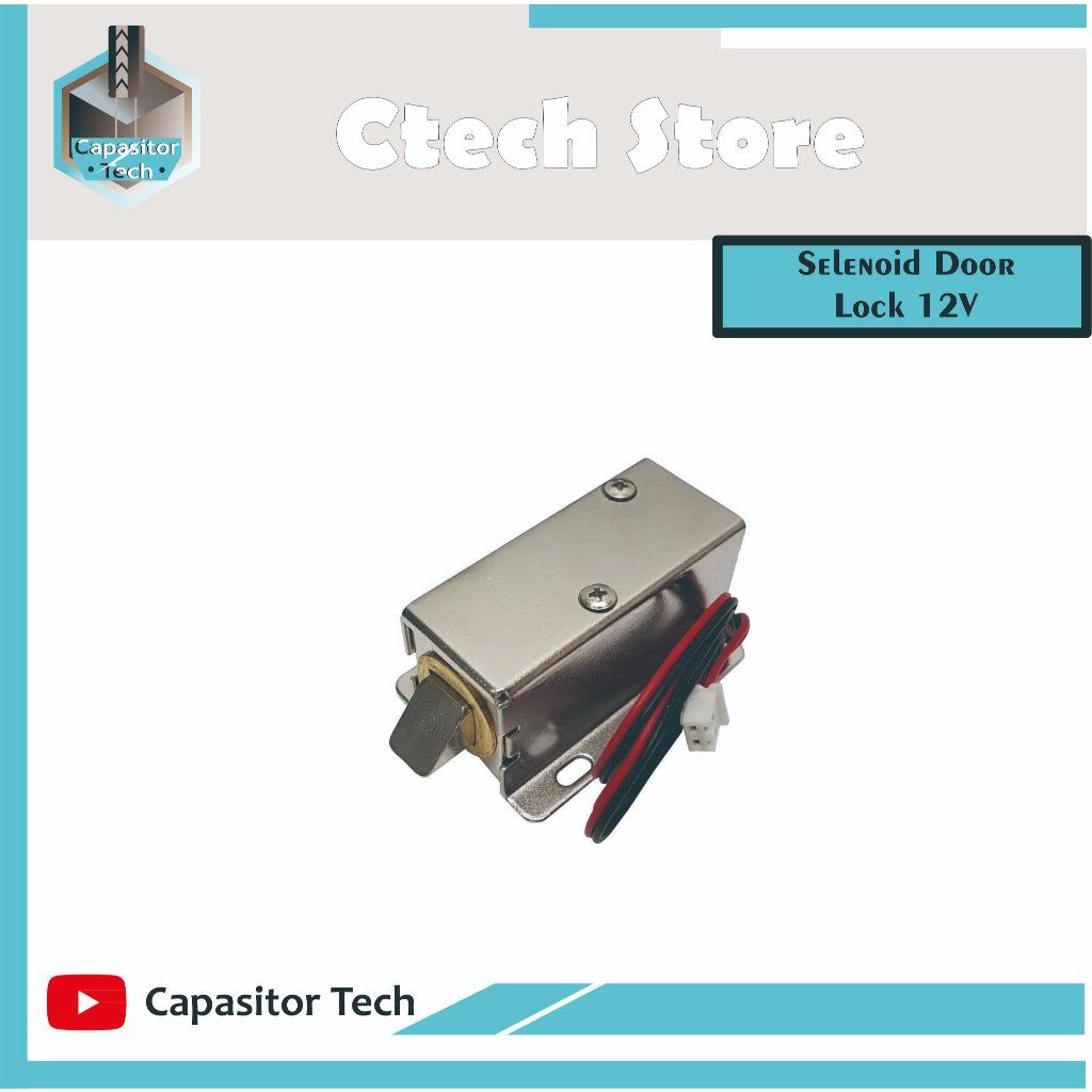 Jual Solenoid Door Lock 12v Selenoid Door Lock 12VDC Electronic Arduino Nodemcu ESP8266 ESP32 ...