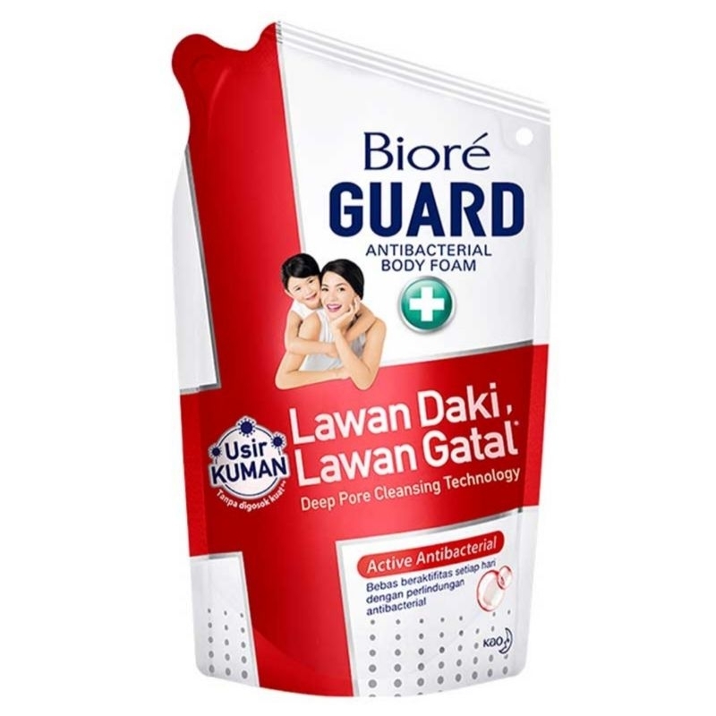 Jual Biore Guard Body Foam Active Antibacterial 400ml | Shopee Indonesia