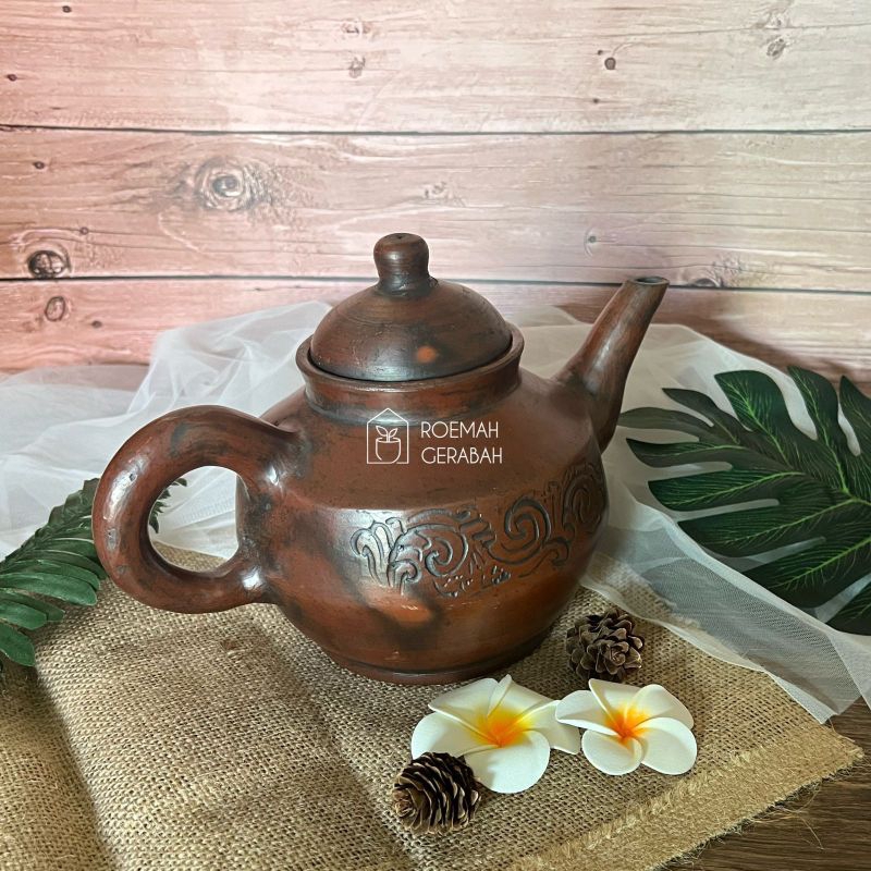 Jual TEKO POCI 1 LITER GERABAH TANAH LIAT | Shopee Indonesia