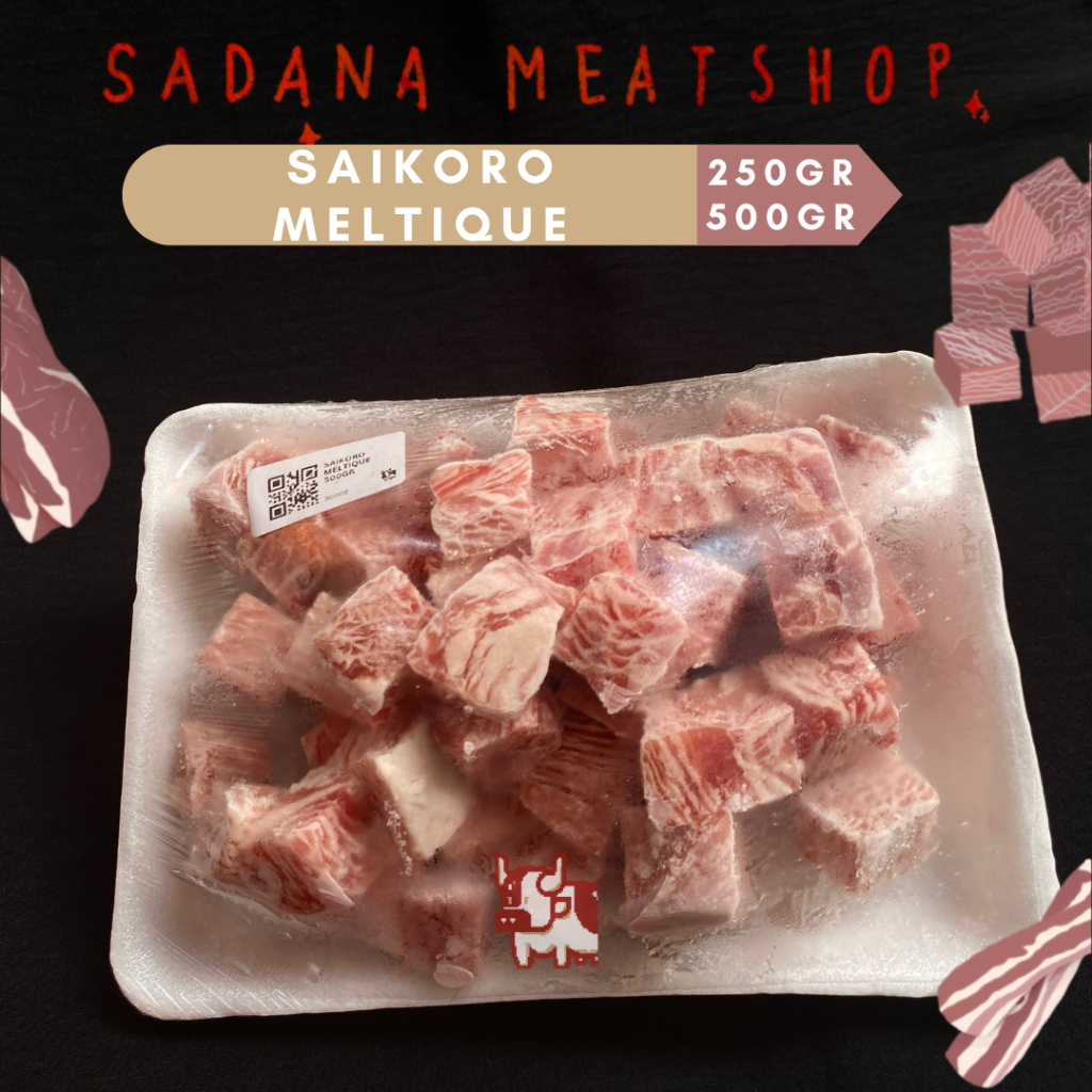 Jual Saikoro Meltique 250gr, 500gr, & 1kg (daging sapi potongan kotak ...