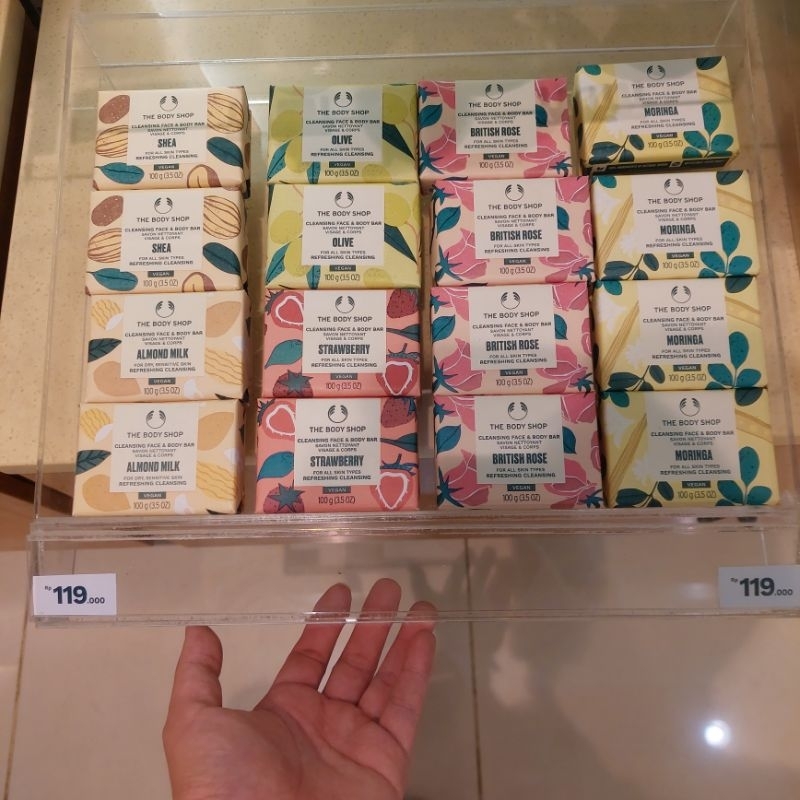 Jual The Body Shop Soap Savon Bar 100gr Promo | Shopee Indonesia
