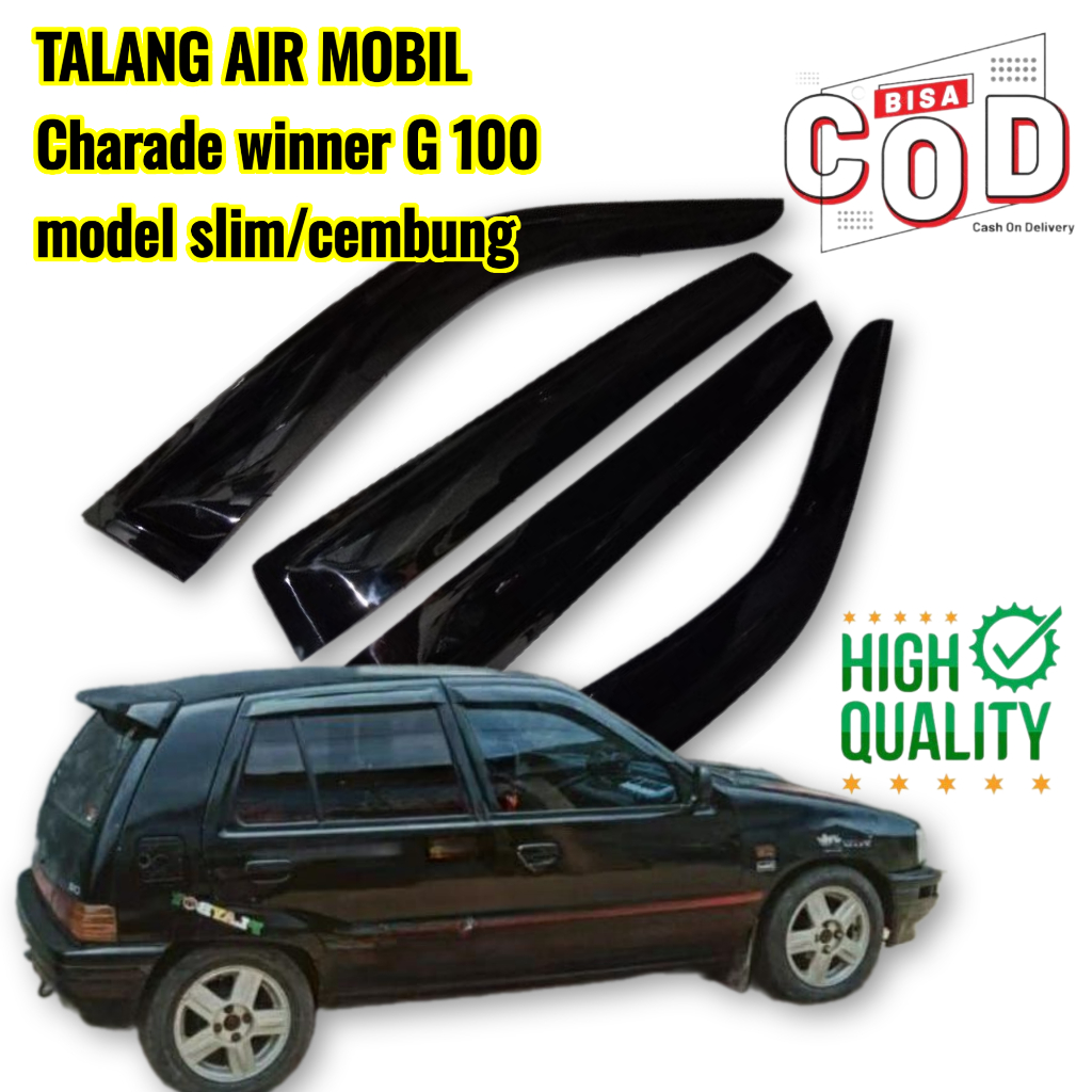 Jual Talang air mobil daihatsu charade winner G100 model slim/cembung ...