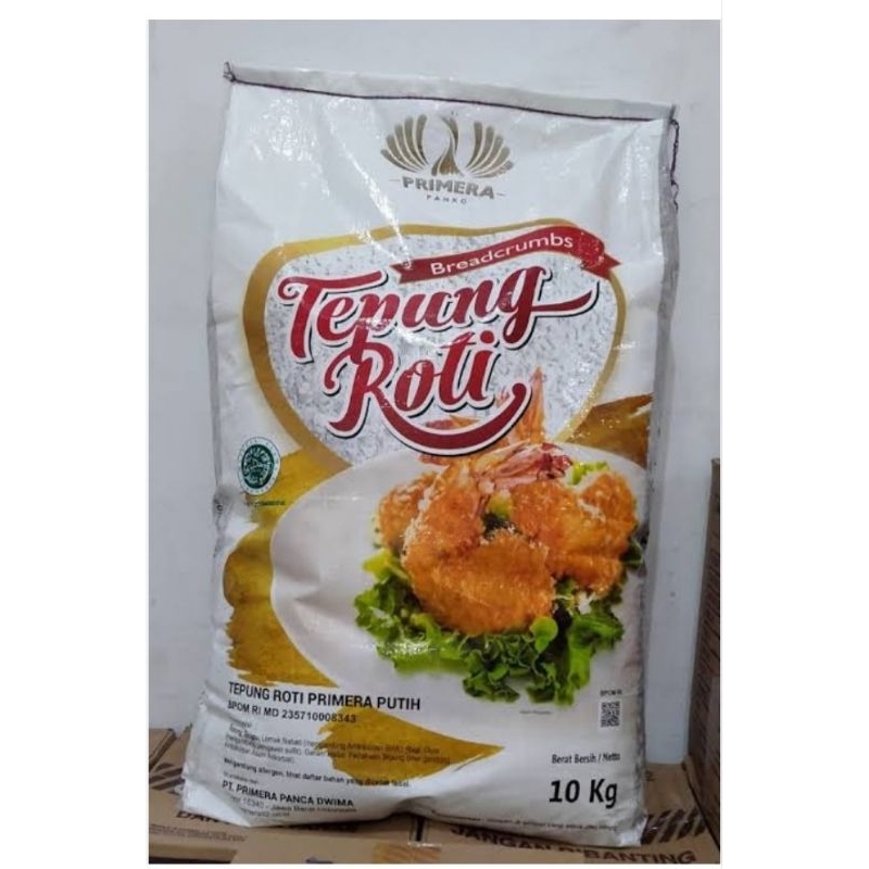 Jual PRIMERA PANKO Panir Putih 1Kg Kemasan Repack (FRESH) / Breadcrumb ...