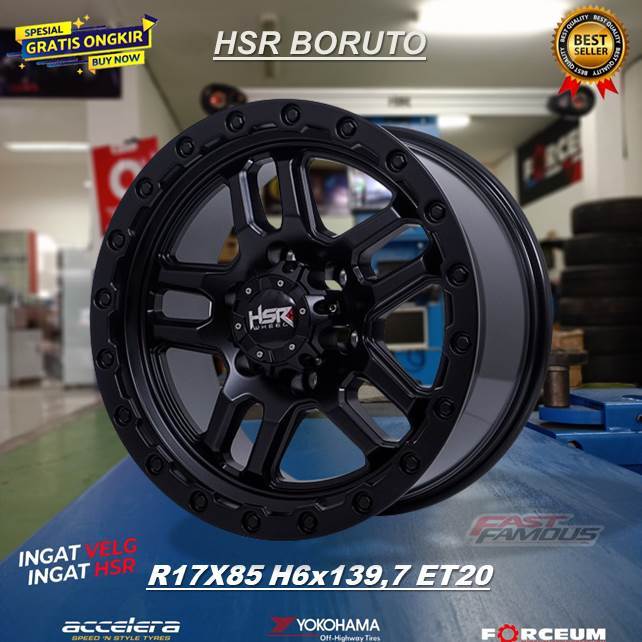 Jual Velg offroad r17 mobil pajero Fortuner hilux dll hsr wheel terbaru pcd 6x139 | Shopee Indonesia