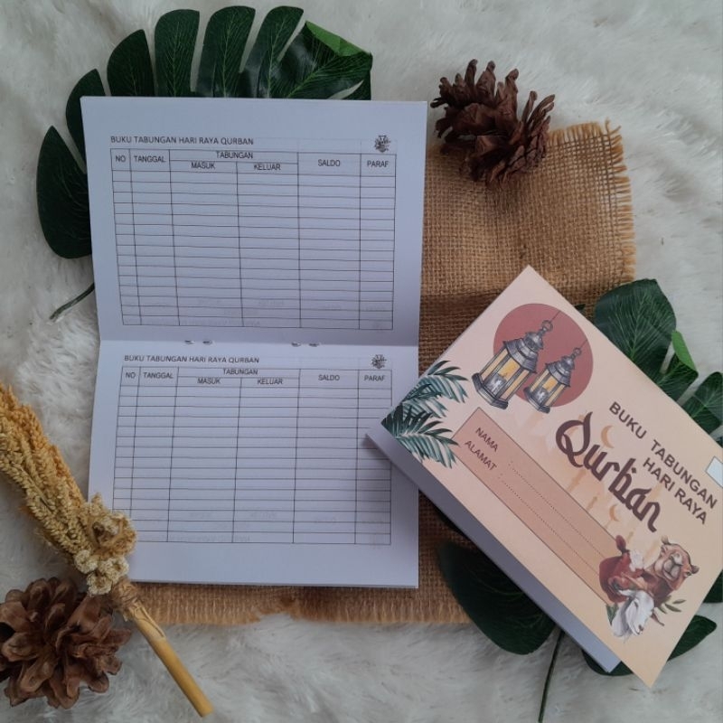 Jual CUSTOM BUKU TABUNGAN QURBAN/TABUNGAN HARI RAYA QURBAN 20 HAL BAHAN ...