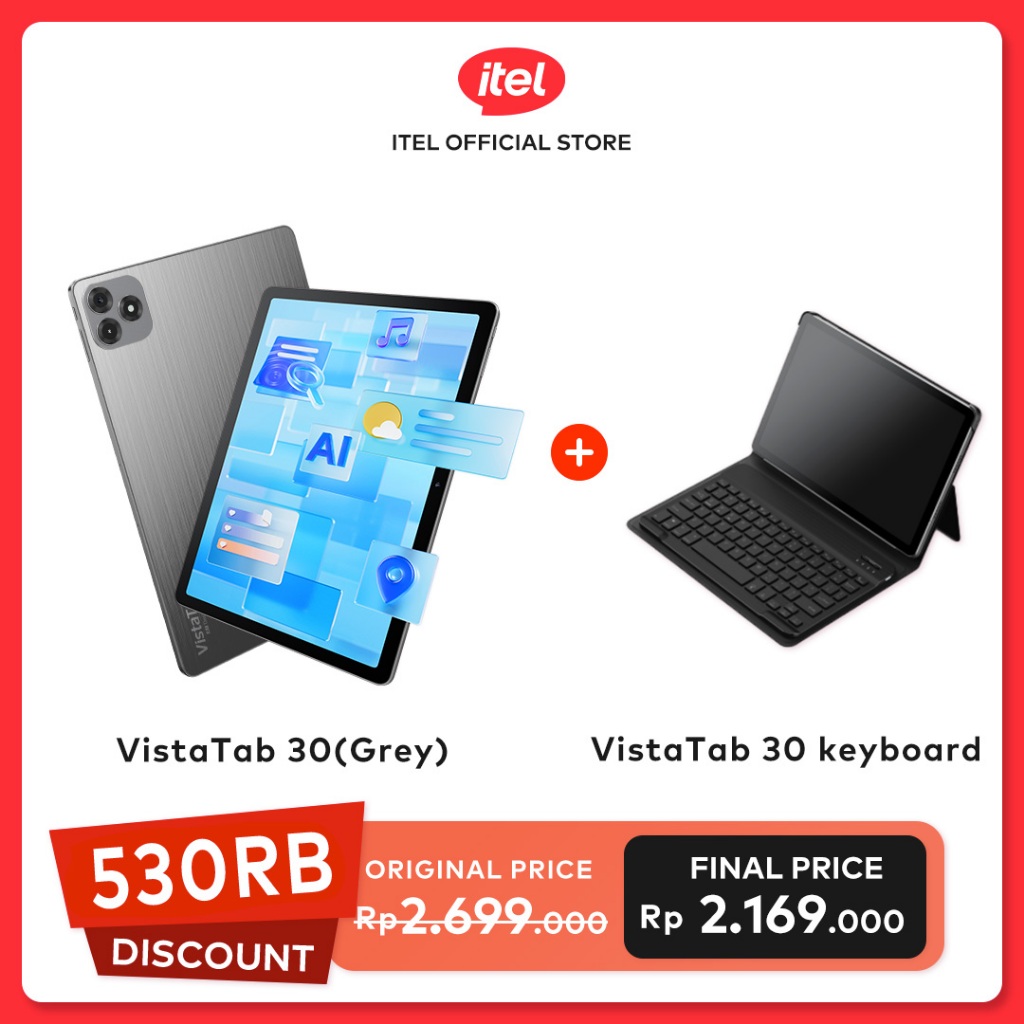 Jual itel VistaTab 30 Tablet- 4GB+128GB - 11" FHD+ IPS Display Screen ...