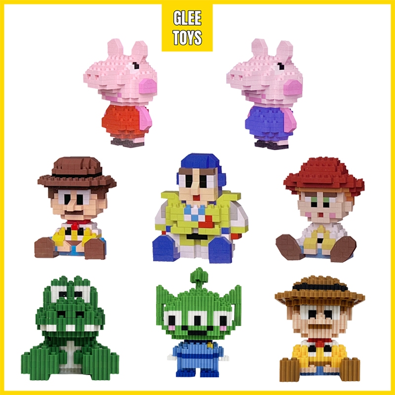Jual GLee Toy Story Building Blok Nano Mini Blocks Buzz Lightyear DIY ...