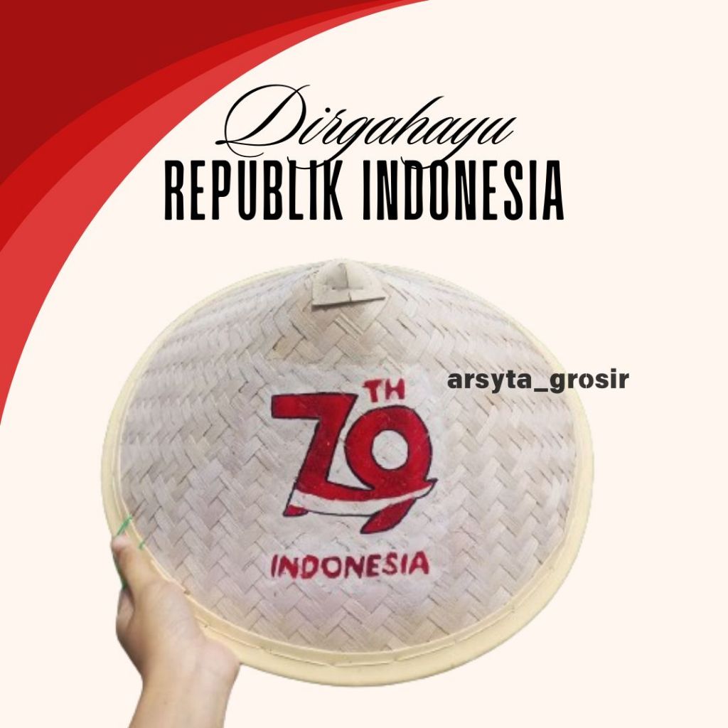 Jual Topi caping hias tema HUT RI/Caping lukis untuk karnaval | Shopee ...