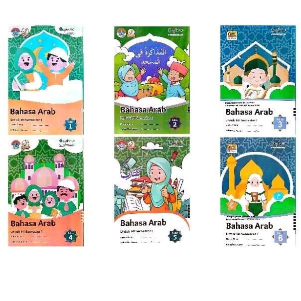 Jual BUKU LKS MI BAHASA ARAB KELAS 1 2 3 4 5 6 SEMESTER 1 GANJIL KURIKULUM MERDEKA | BUPIN ...