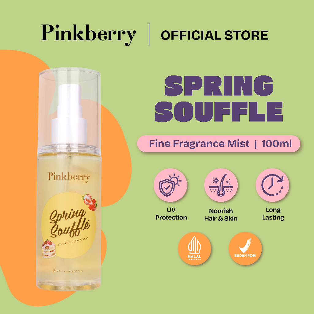 Jual PINKBERRY Hair & Body Mist Spring Couple - Parfum Spray Rambut dan ...