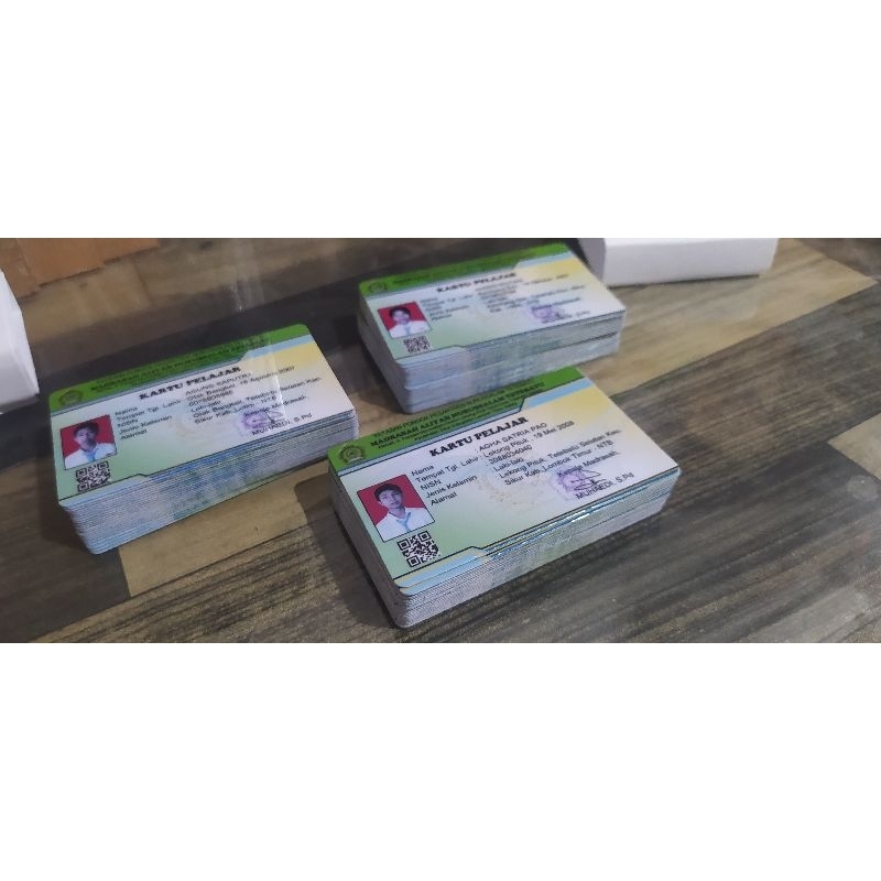 Jual Cetak ID CARD / BAHAN PVC IDCARD | Shopee Indonesia