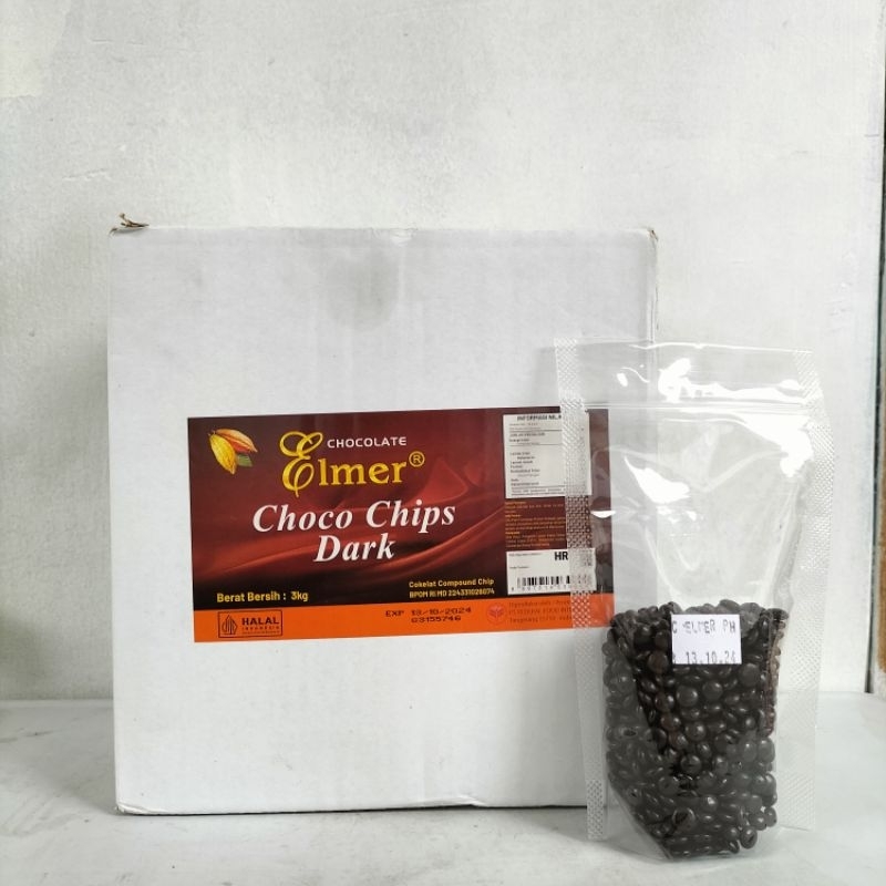 Jual Elmer Choco Chips Bentuk Pipih Re-pack | Shopee Indonesia