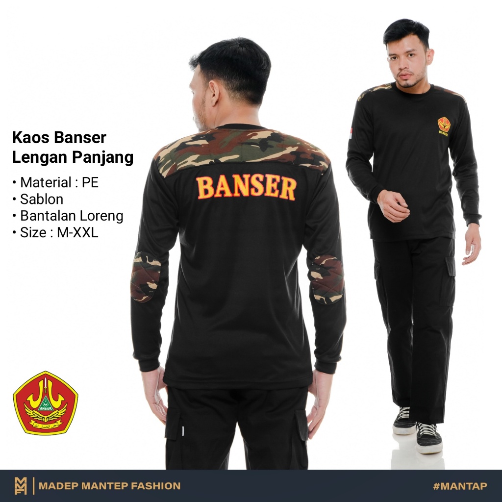 Jual Kaos BANSER Loreng Lengan Panjang Kaos Banser Lengan Panjang ...
